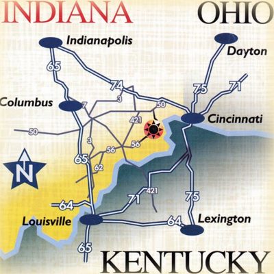 Maps And Location - Rising Sun | Ohio County Tourism